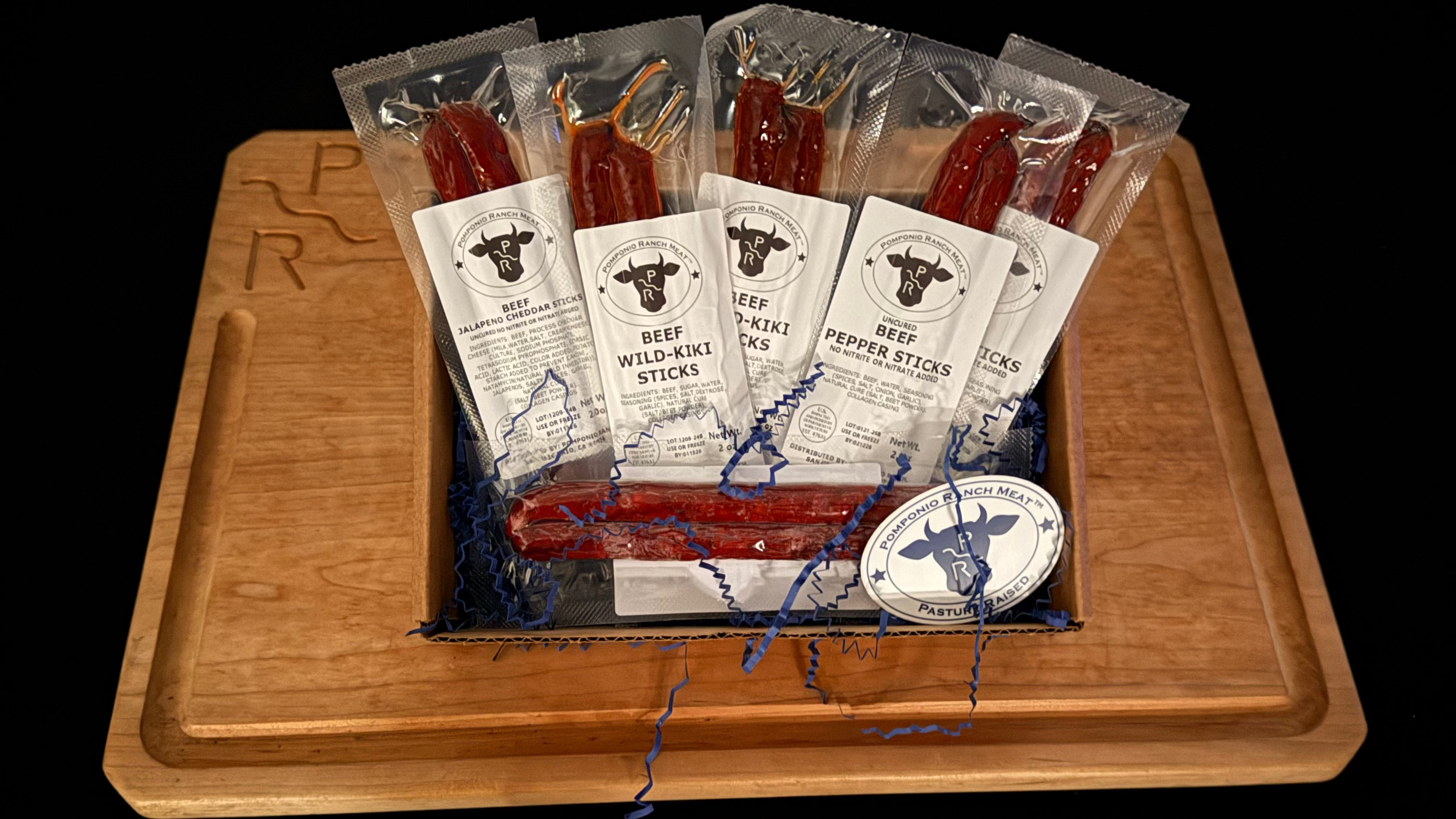 Beef Sticks Box – Pomponio Ranch Meat