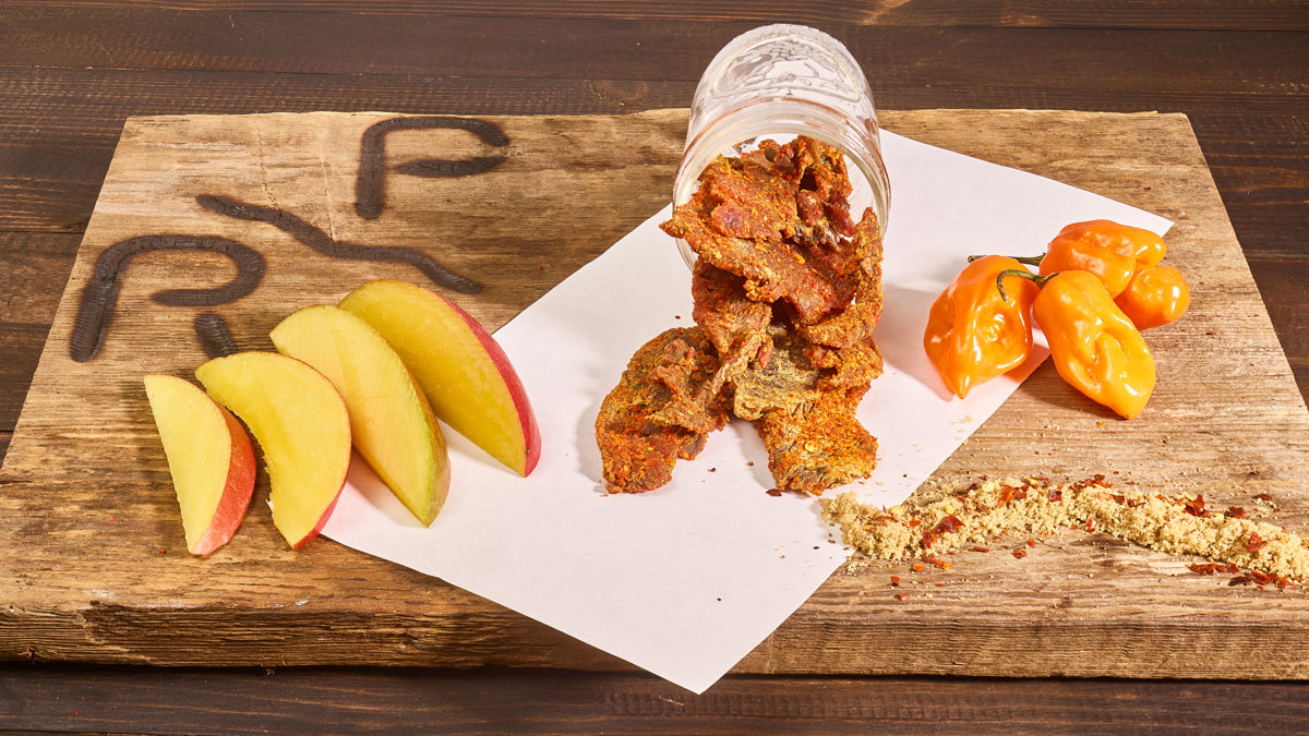 Angus Beef Jerky: Mango Habanero – Pomponio Ranch Meat